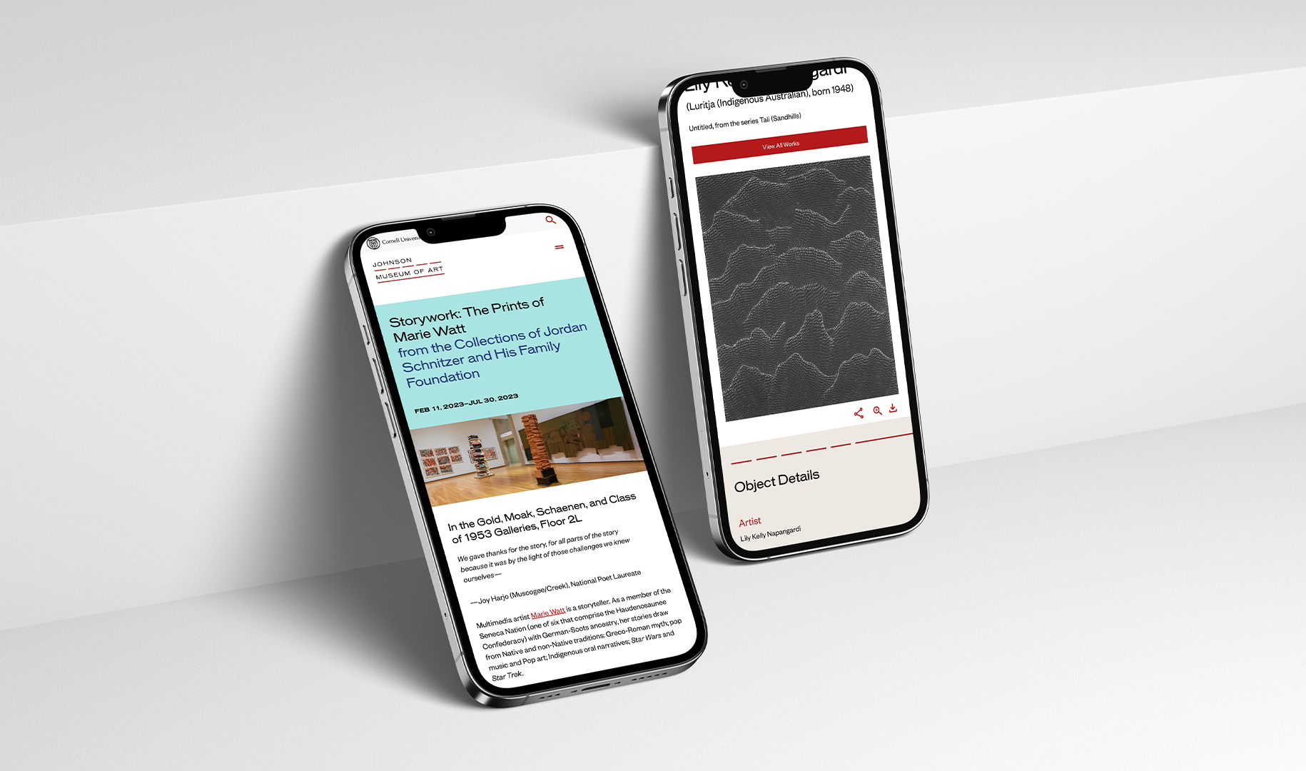 Cornell Johnson Museum Website – KUDOS Design Collaboratory™