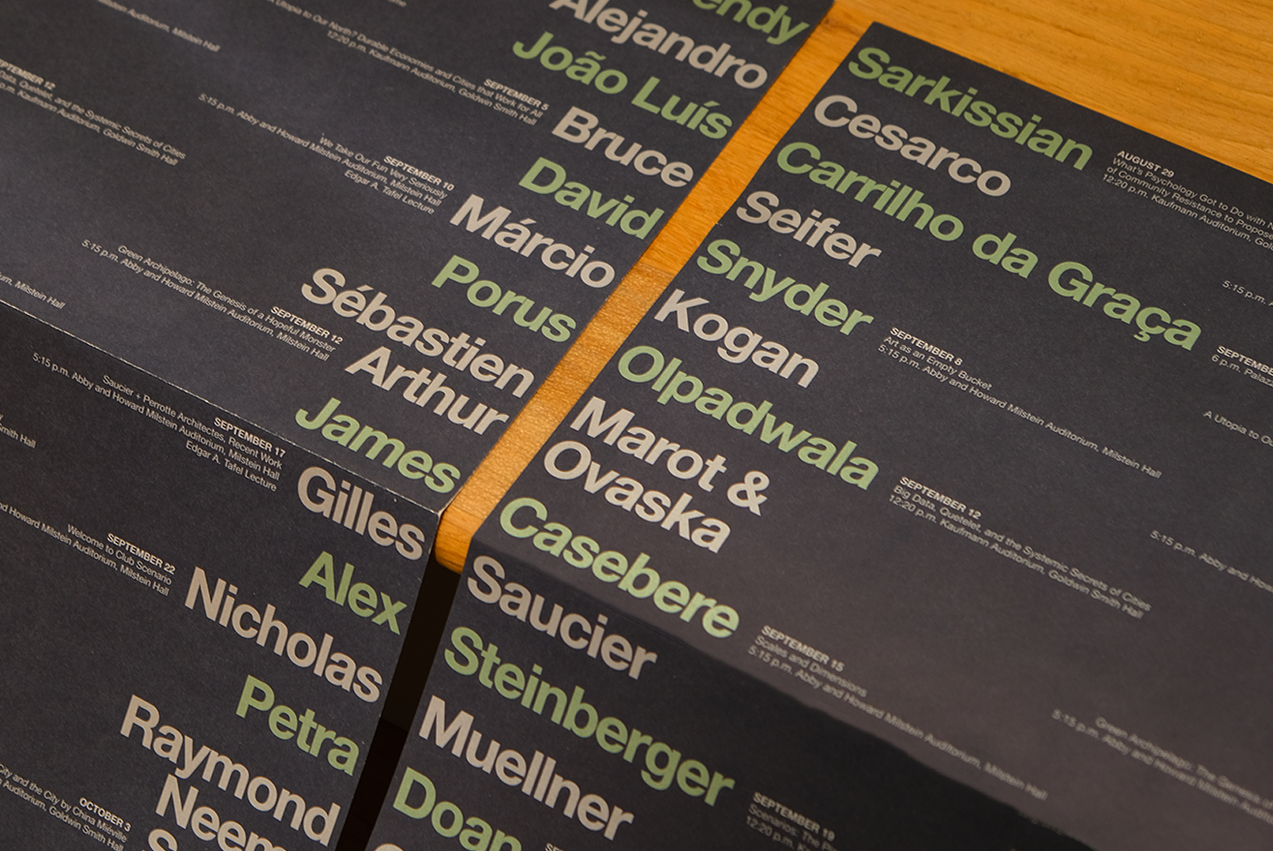 Cornell AAP Event Posters – KUDOS Design Collaboratory™